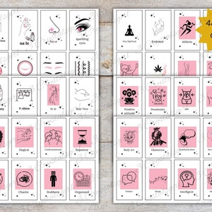 Oracle Deck, Digital Download Oracle Deck, Traits and Attributes Card ...