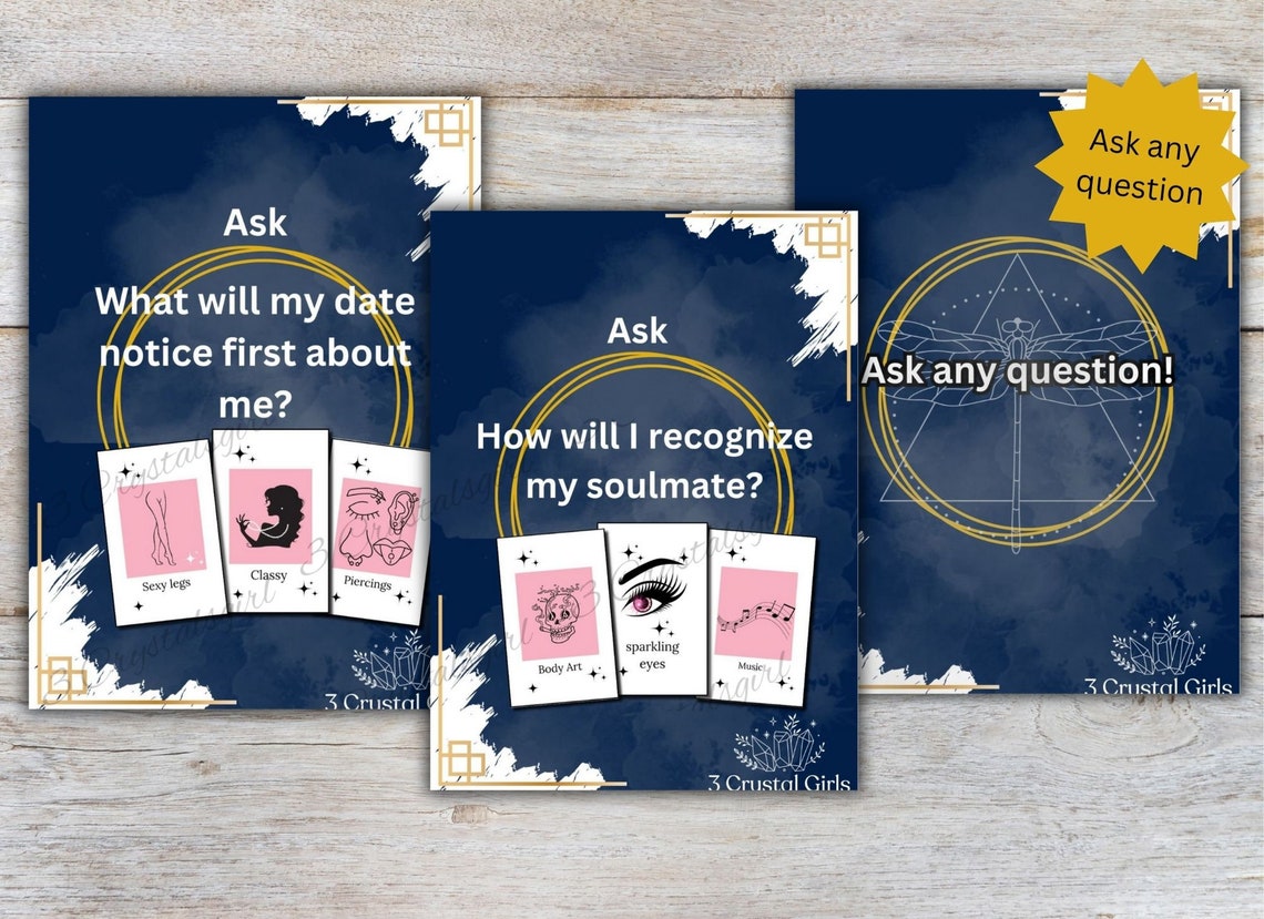 Oracle Deck, Digital Download Oracle Deck, Traits and Attributes Card ...