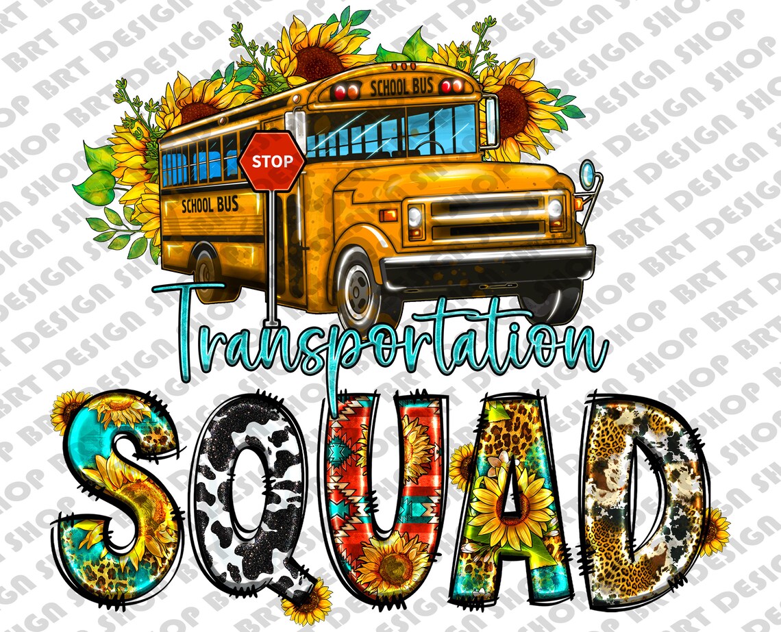 Transportation Squad Png, School Bus Png, Teacher Png, Transportation ...