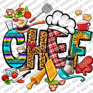 Chef Png, Chef Sublimation Designs Bundle Png, Chef Png Bundle, Kitchen ...