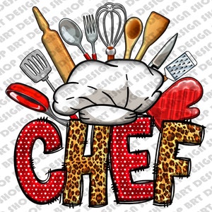 Chef Png, Chef Sublimation Designs Bundle Png, Chef Png Bundle, Kitchen ...