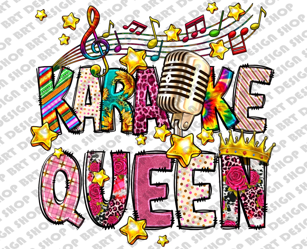 Karaoke Queen Png, King of Karaoke Png, Music Png, King of Karaoke With ...
