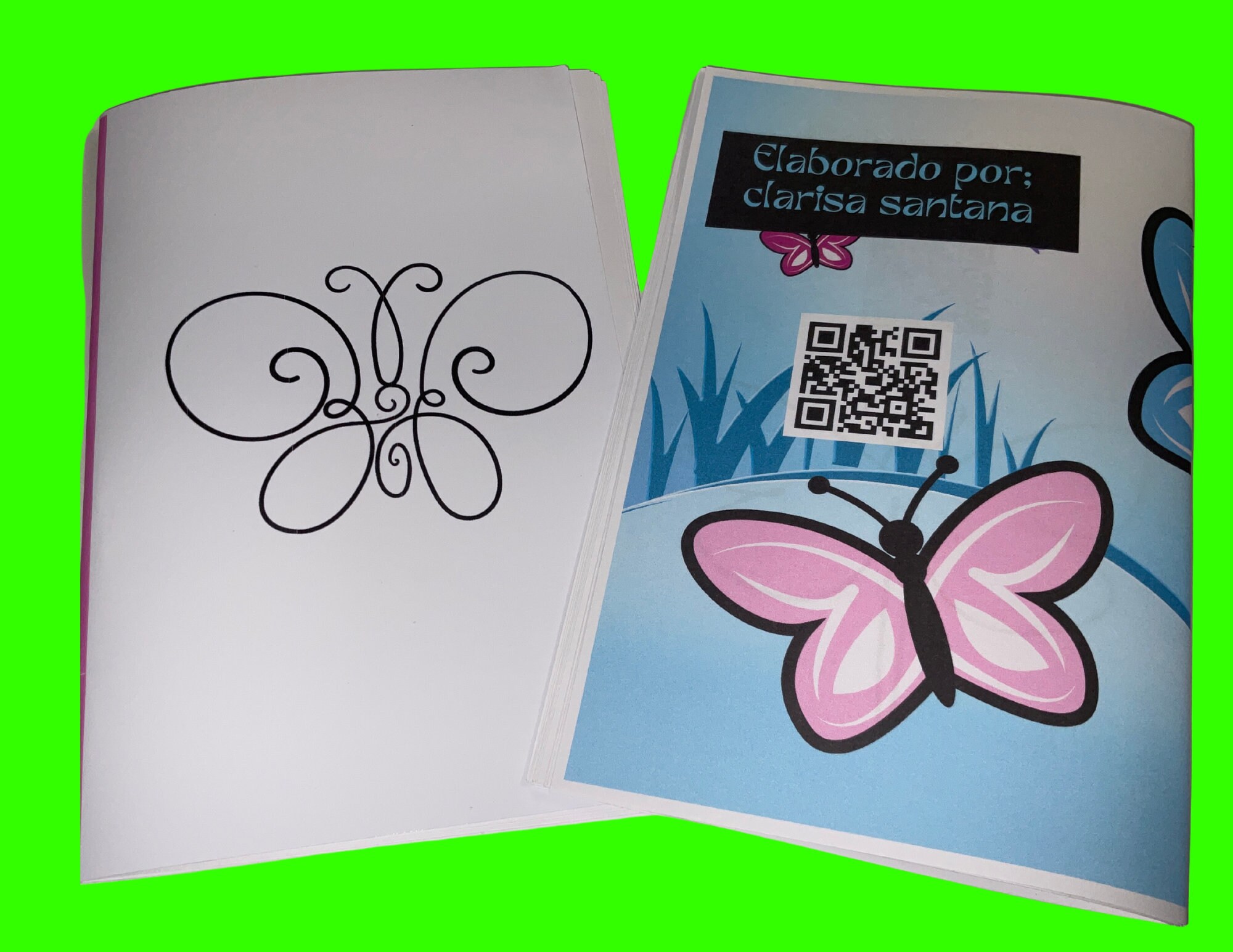 Printable Coloring Book/ Printable Butterfly Book/ Coloring Book to ...