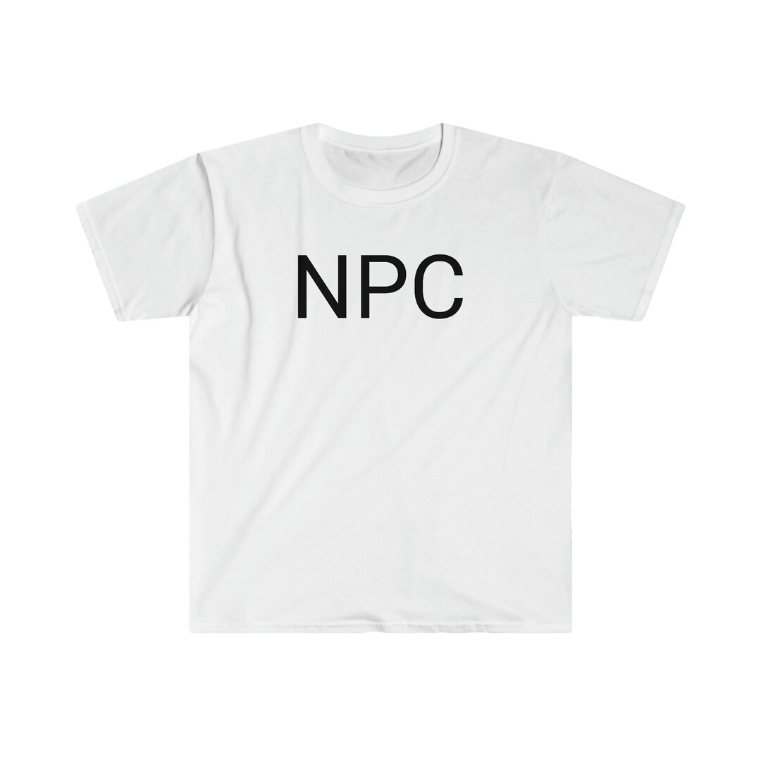 NPC Shirt, Non Playable Character Shirt, Gamer Shirt, Gamer Gift ...