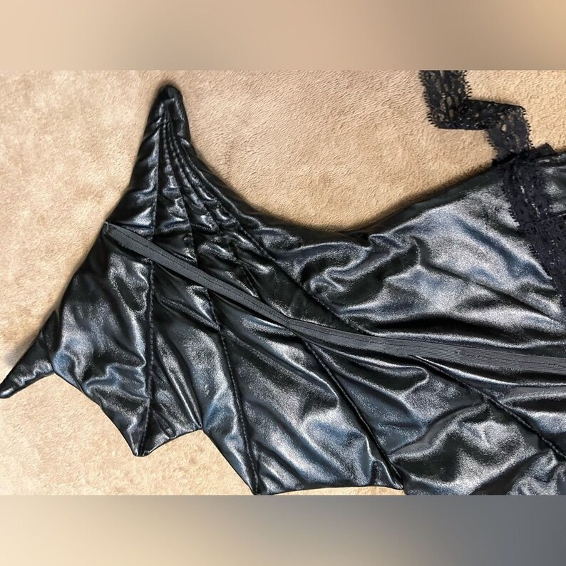 Vintage Y2K Super Low Fat Vinyl Bat Wings Halloween Costume - Etsy
