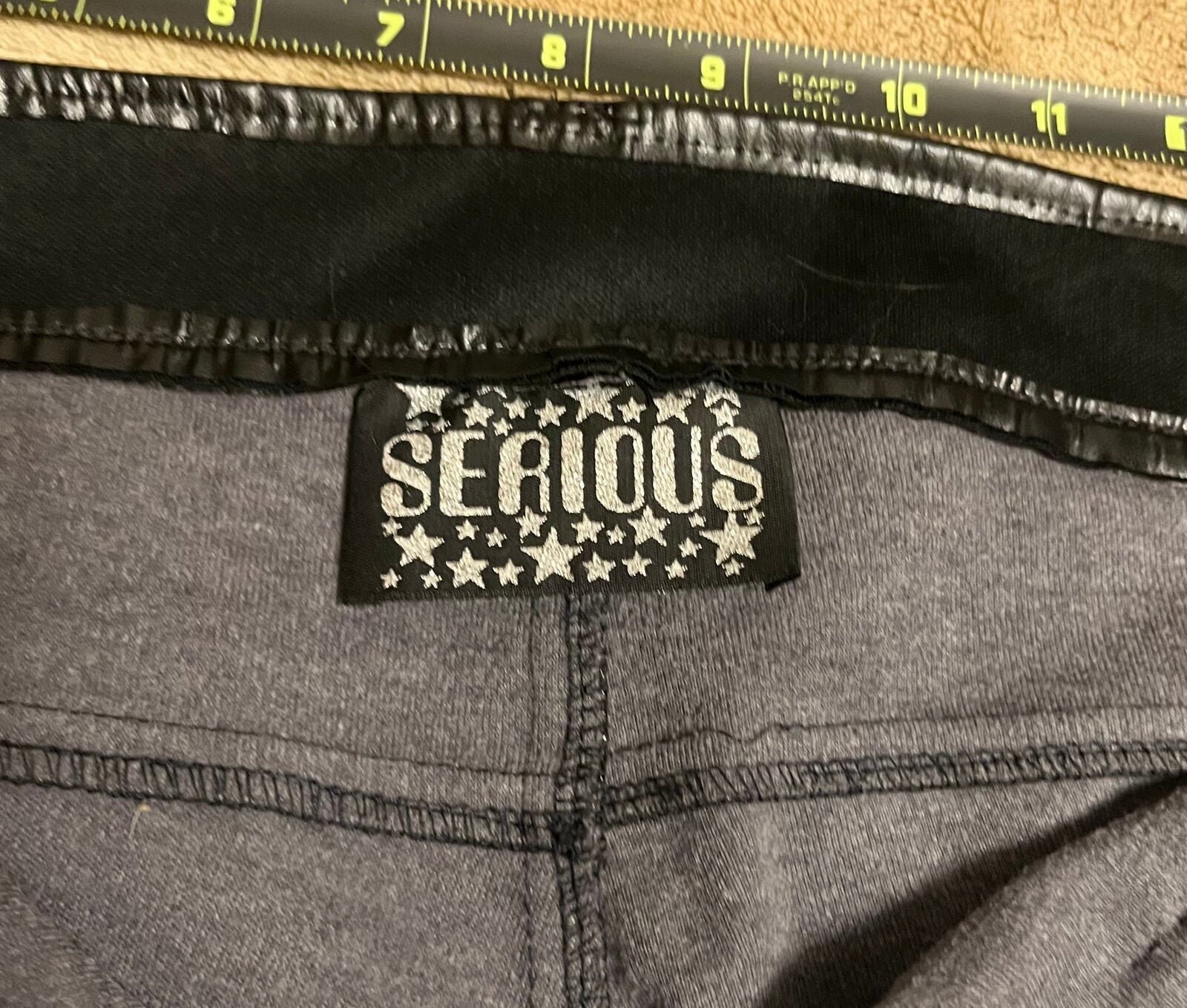 Vintage Y2K Serious Black Pleather Pants With Star Cutouts SZ 8 - Etsy