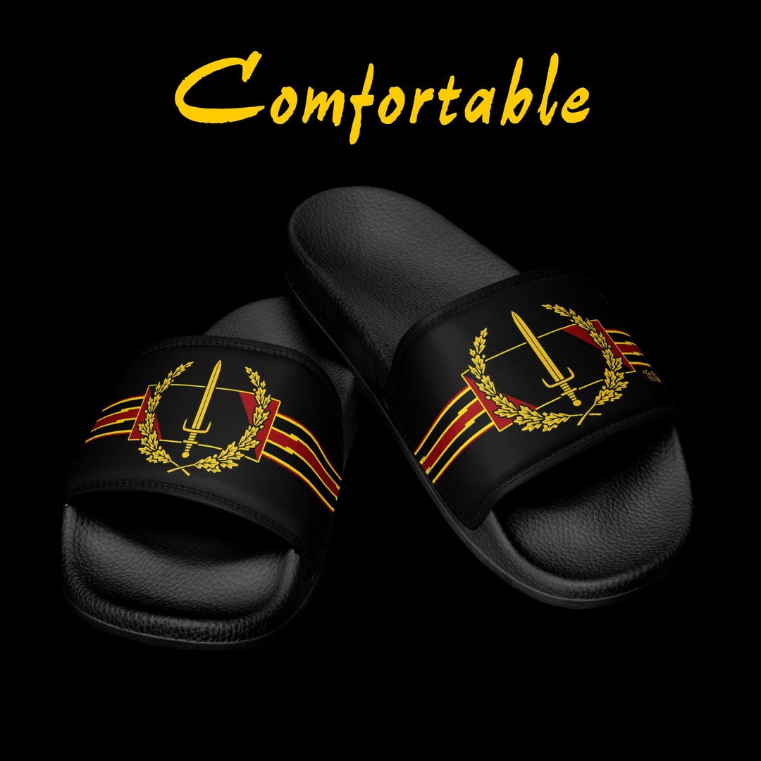 FBA Flag Slides: Foundational Black American Sandals | Black Heritage ...