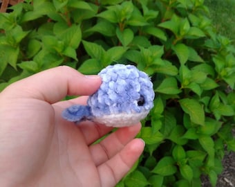 Mini Whale, Crochet Plushie, Crochet Whale, Baby Gift, Whale Plushie ...