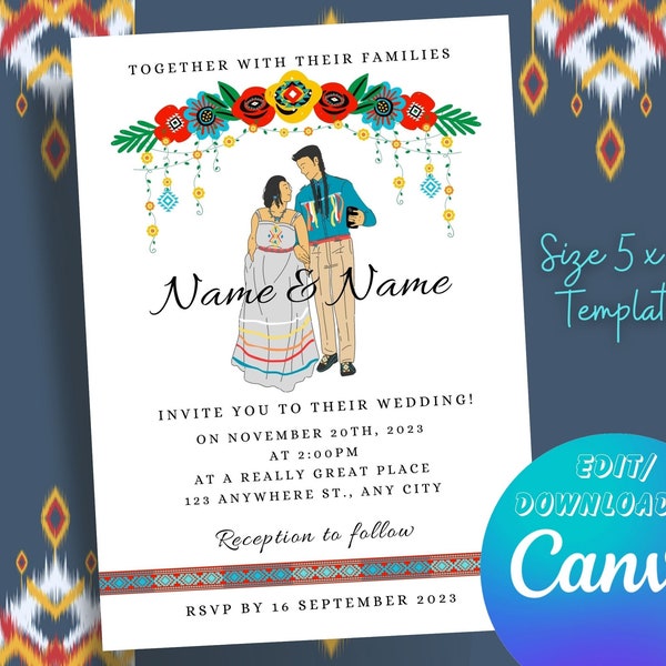 Native American Wedding Invitations - Etsy