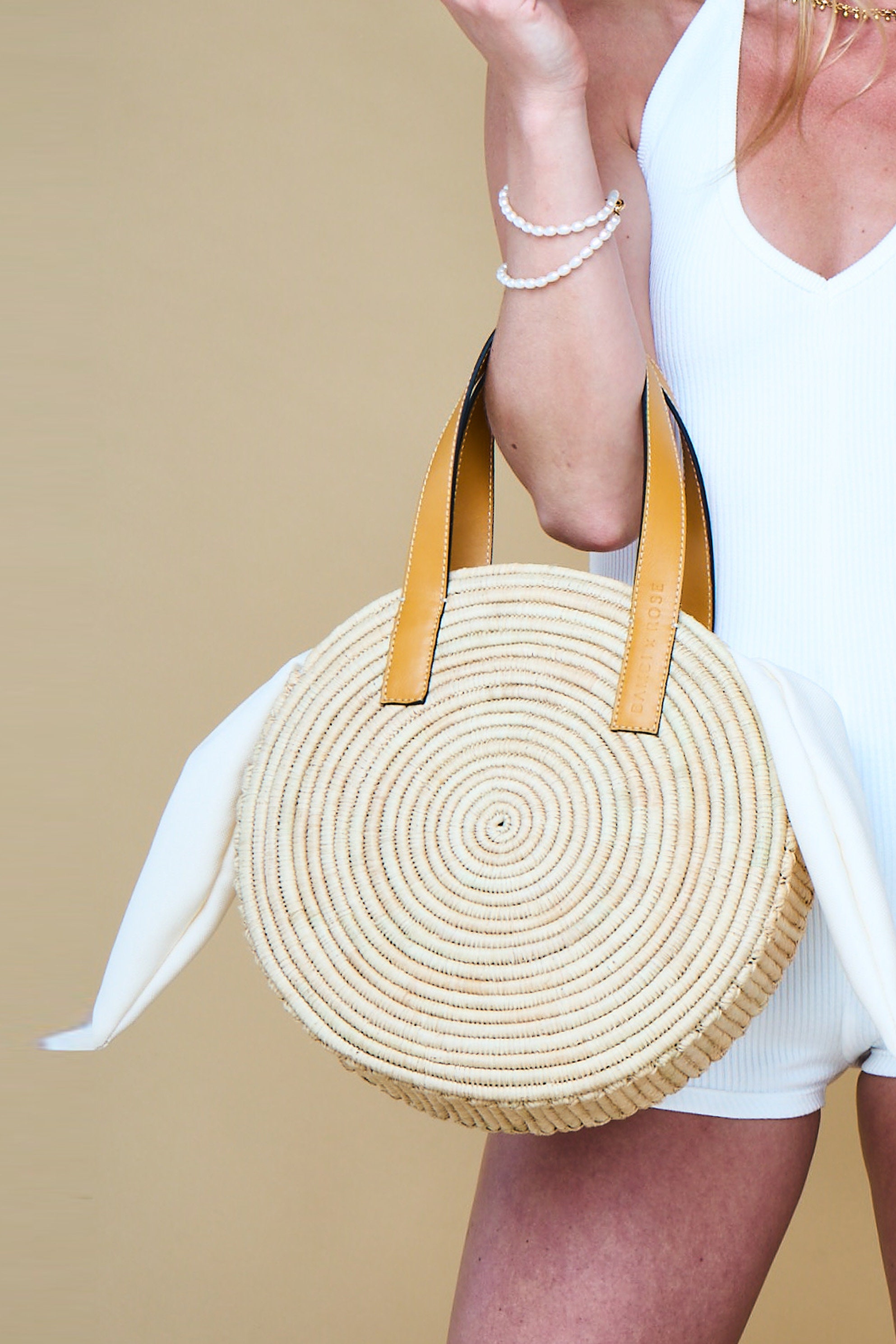 Raffia Bag, Straw Basket, Barrel Bag, Beach Bag, Handmade Bag, Round ...