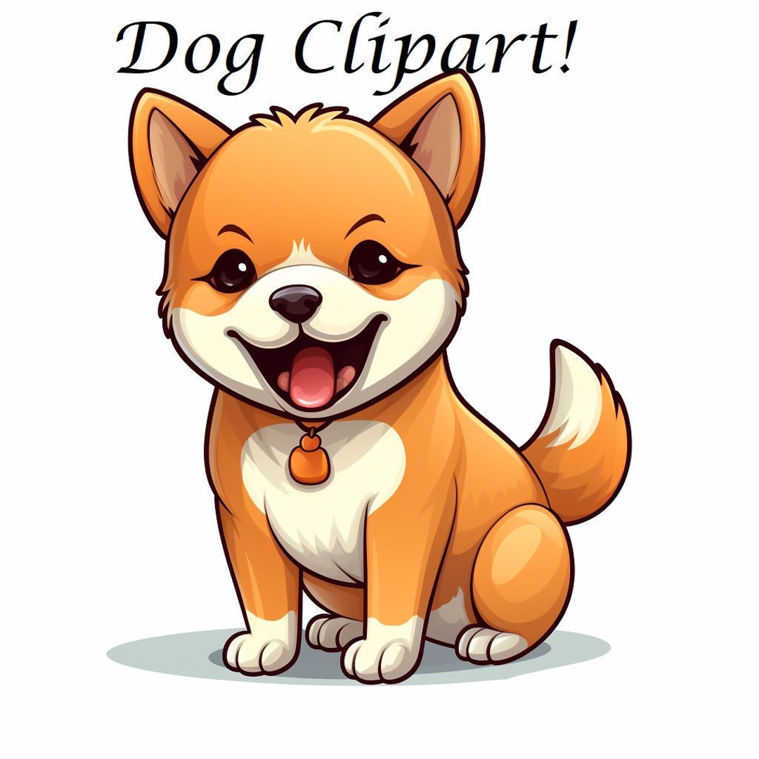 Cute Dog Clipart! - Etsy