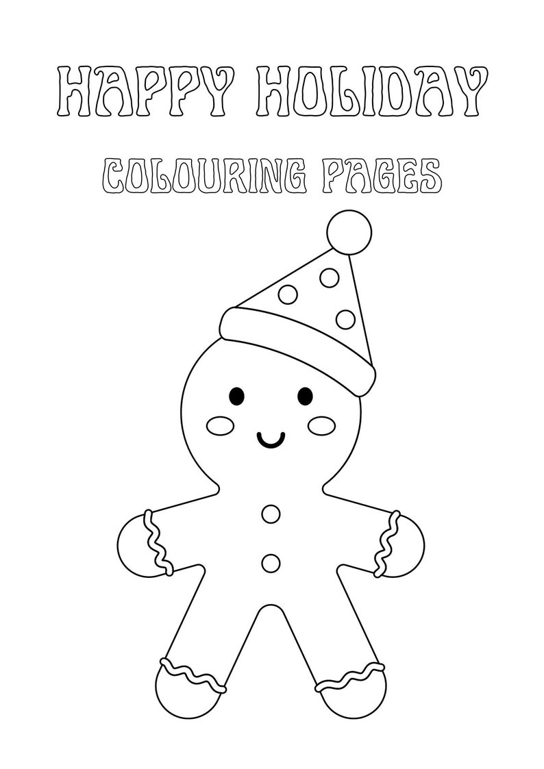 Christmas Holiday Celebration Colouring Pages. Sleighs Santa - Etsy UK