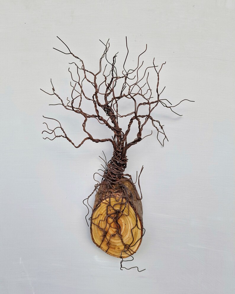 Nature-inspired Tree Sculpture, Made of Wire II - Etsy