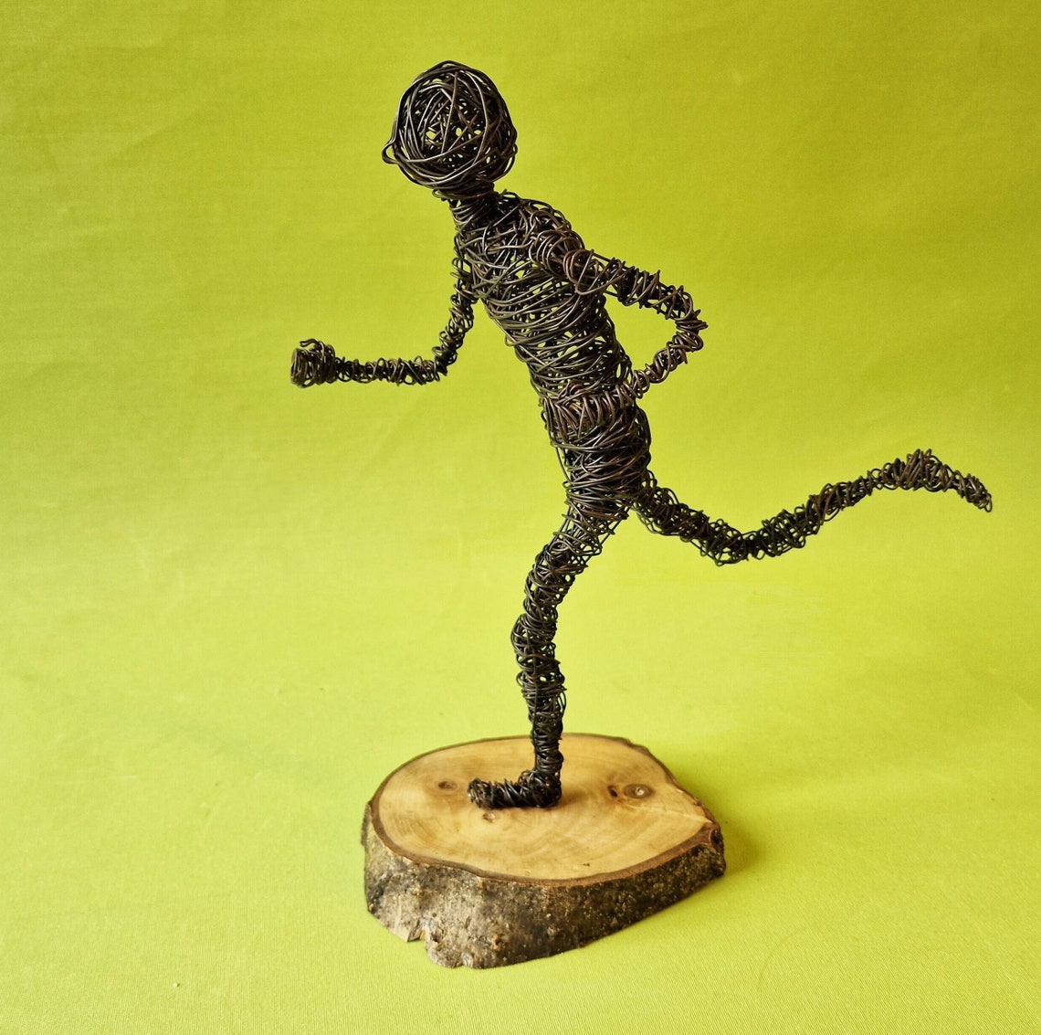 Runner - Sculpture Made of Black Wire, Gift for Sports Lovers - Etsy
