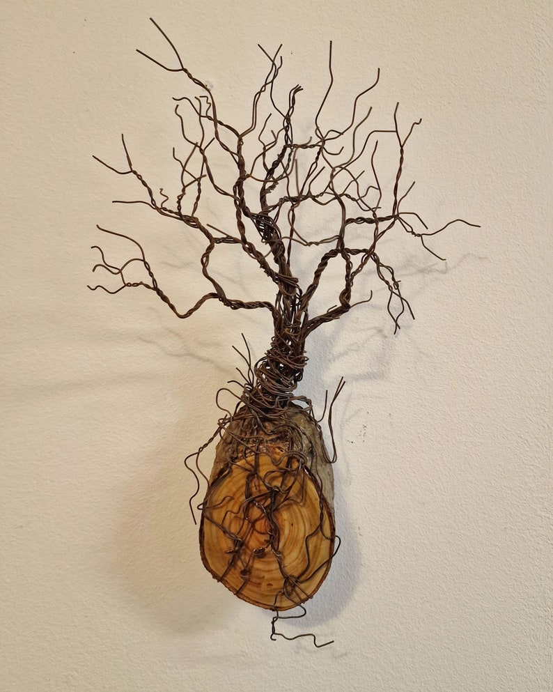 Nature-inspired Tree Sculpture, Made of Wire II - Etsy