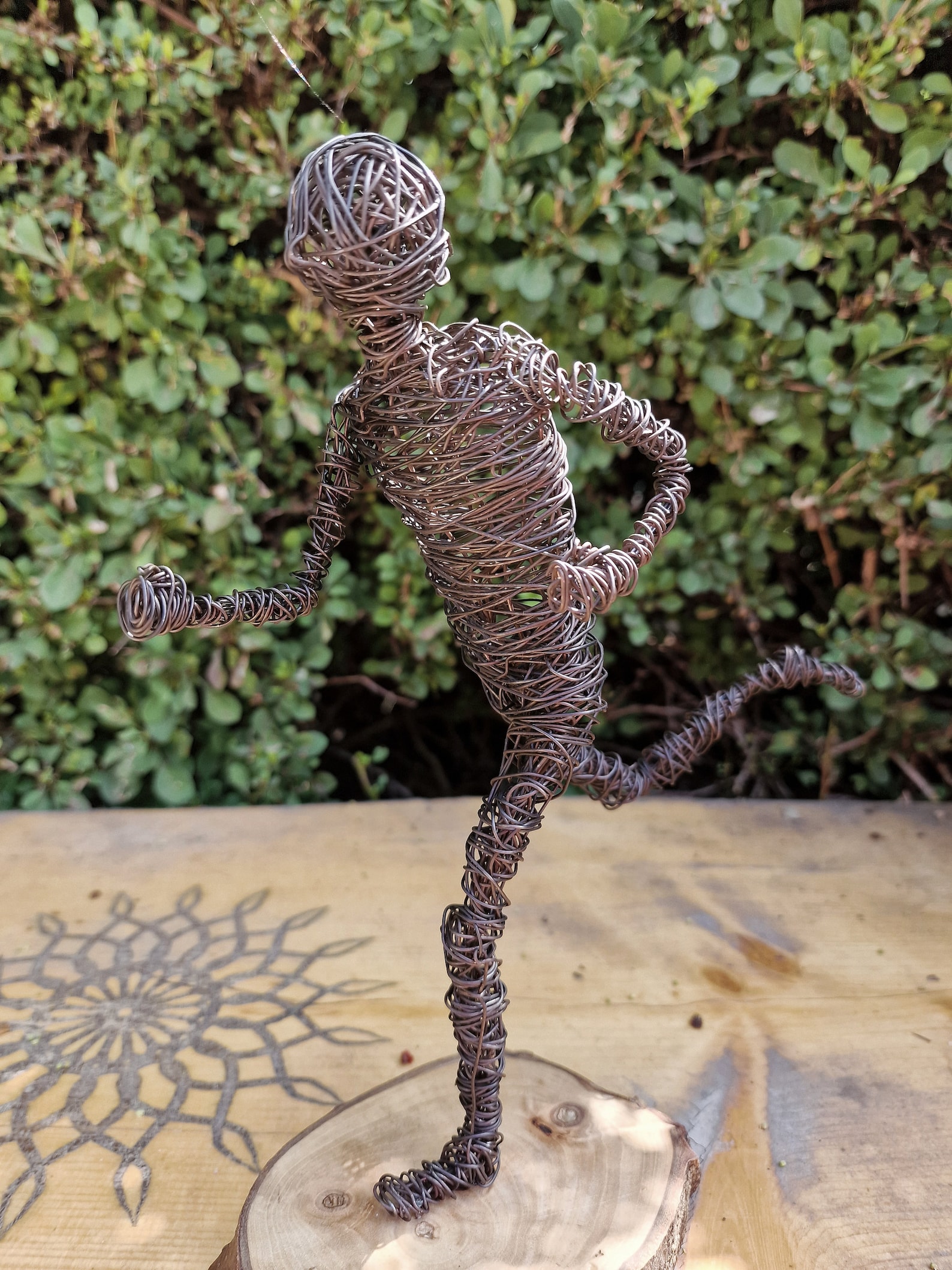 Runner - Sculpture Made of Black Wire, Gift for Sports Lovers - Etsy