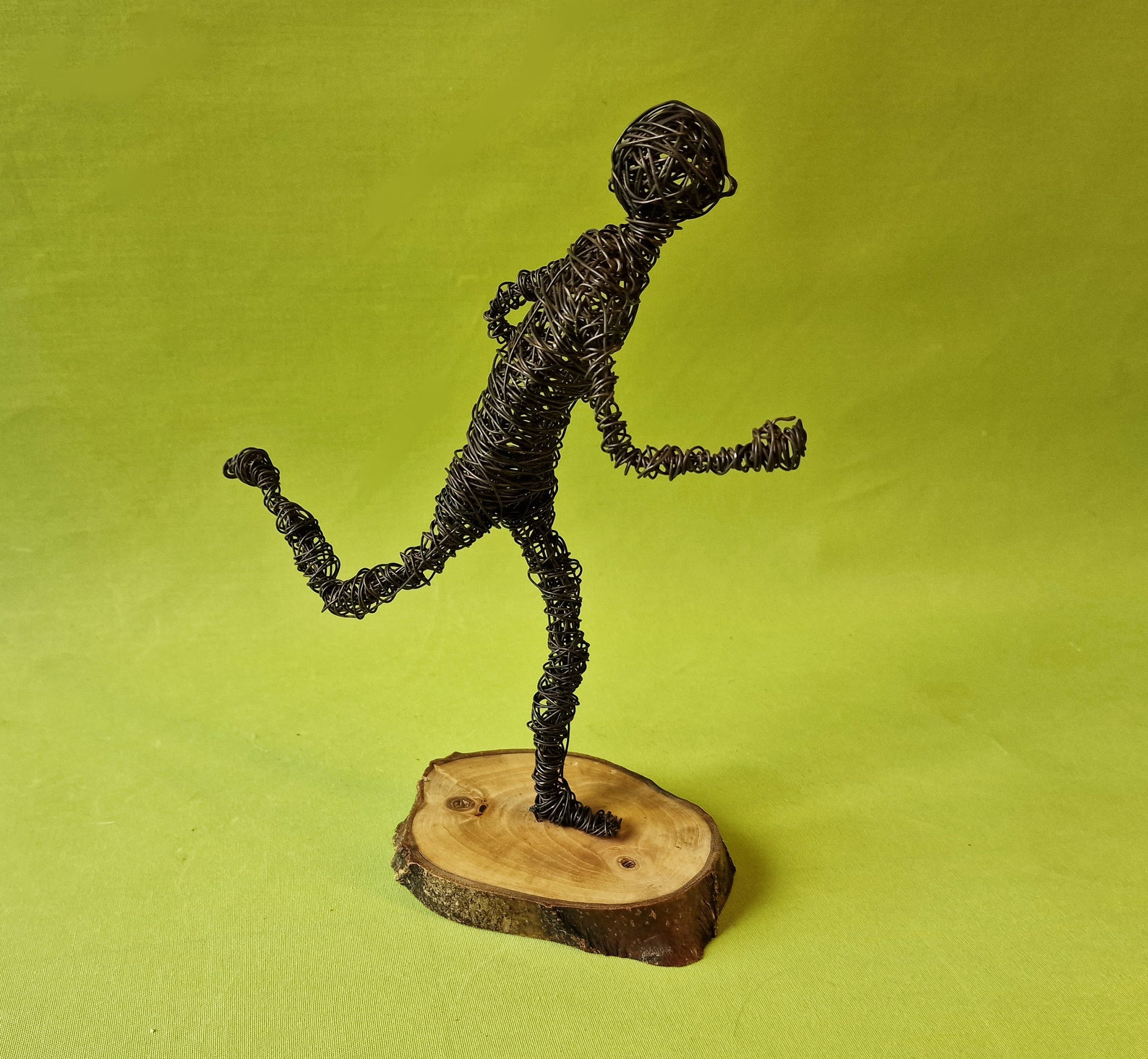 Runner - Sculpture Made of Black Wire, Gift for Sports Lovers - Etsy