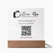 Custom Acrylic Business QR Code Sign - Personalized QR Sign, Shop Decor ...