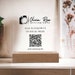 Custom Acrylic Business QR Code Sign - Personalized QR Sign, Shop Decor ...