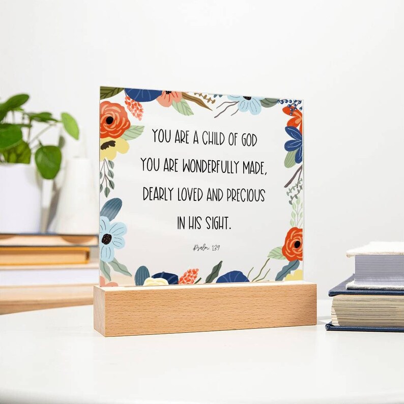 Christian Nursery Decor You Are a Child of God Nursery - Etsy