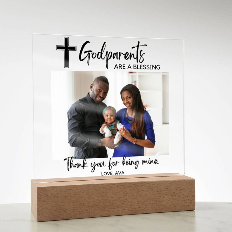 Personalized God Parents Picture Frame | Gift for God Parents ...