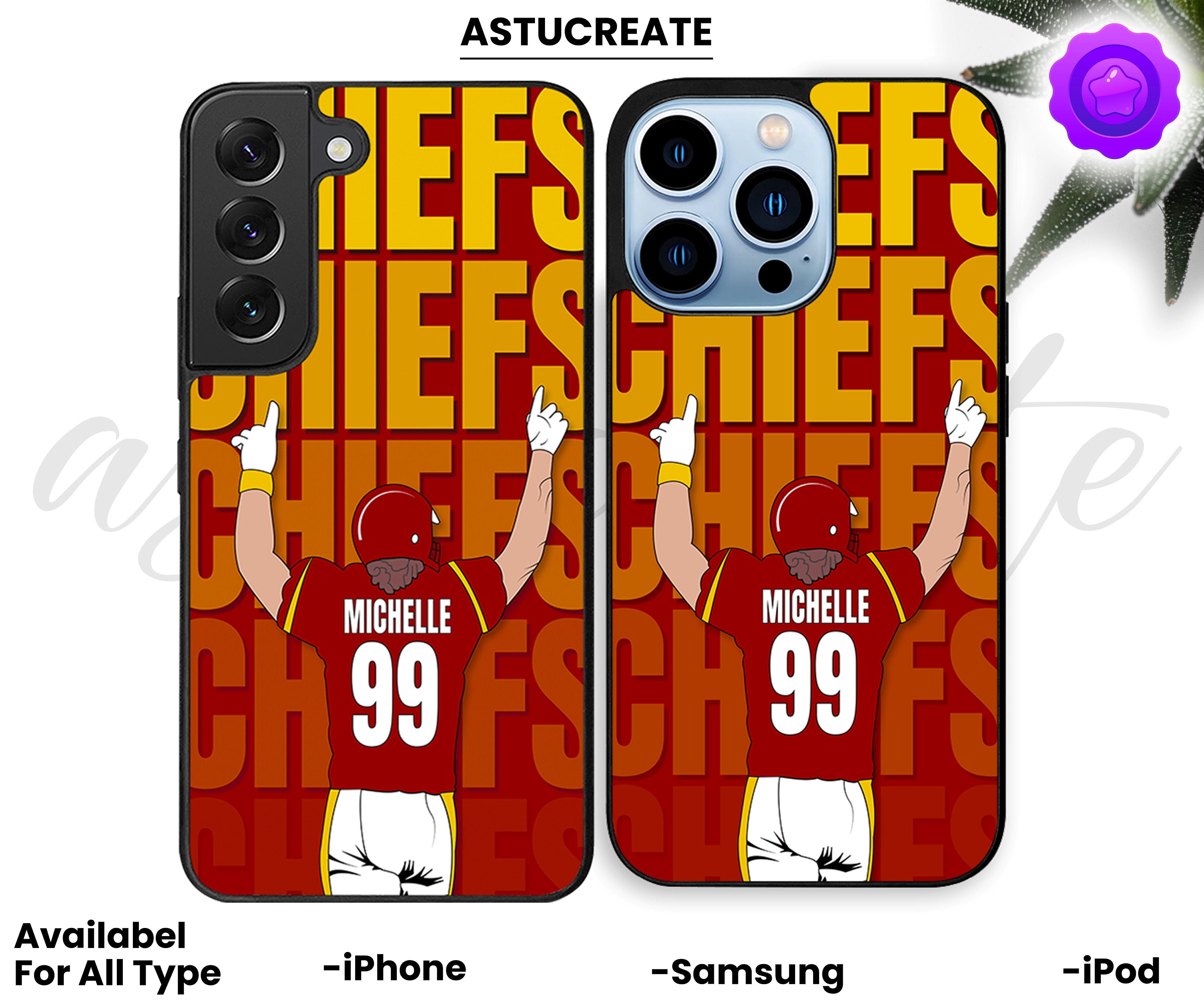 Personalized American Football Phone Cases Custom Number Football ...