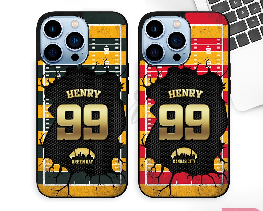Personalized American Football Club Field, Name and Number Apple iPhone ...