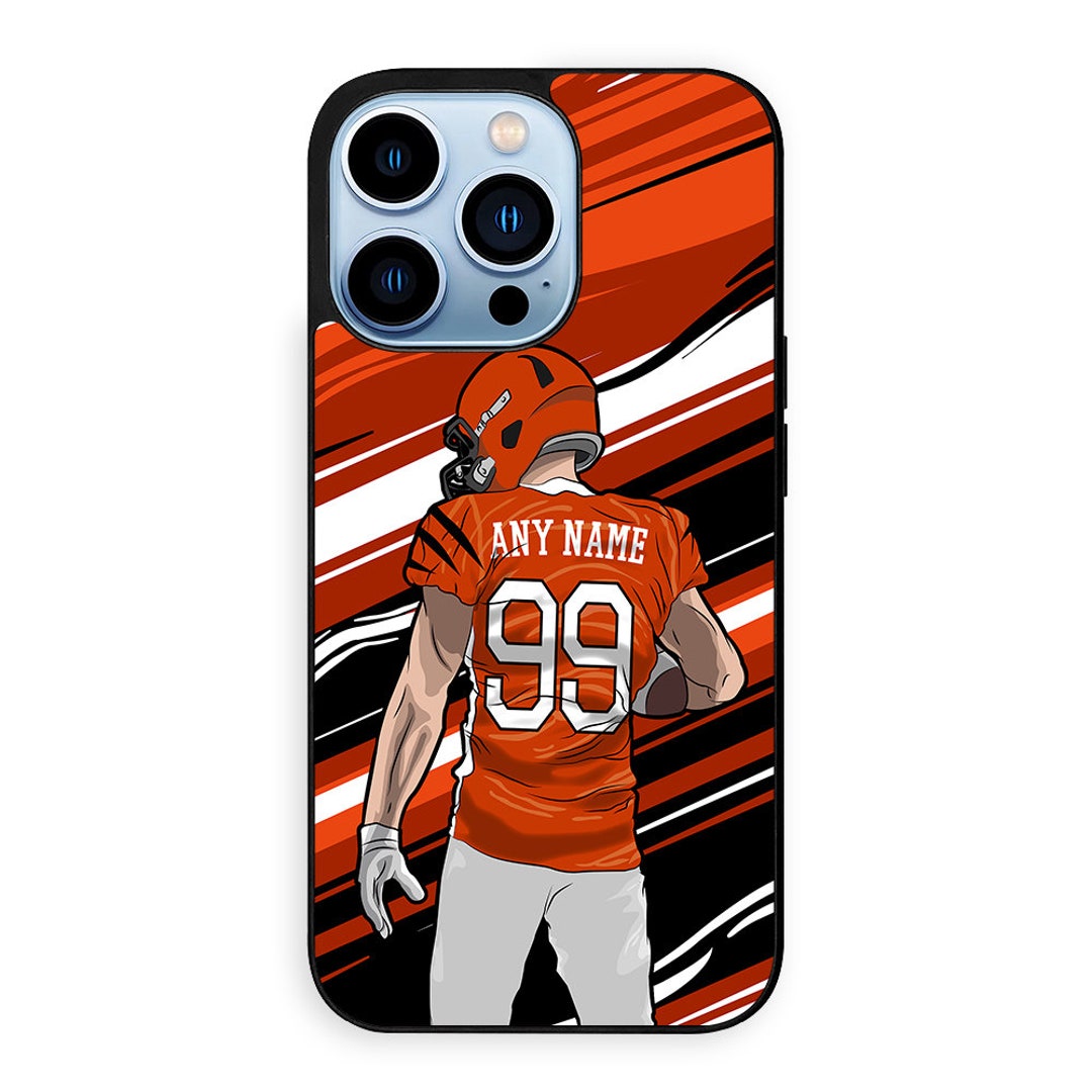 Personalized Cincinnati Bengals Jersey Phone Case | Football Fan Gift ...