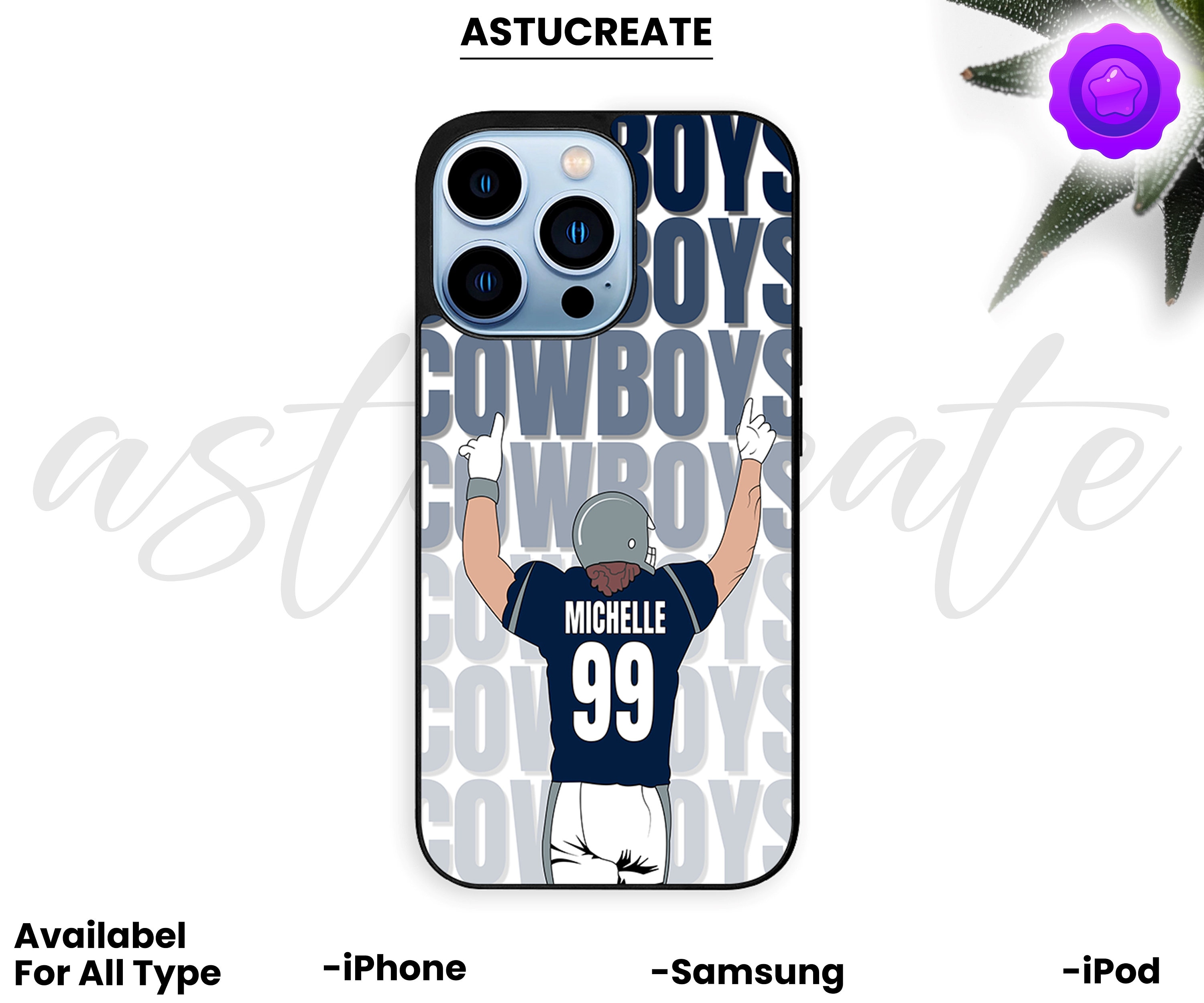 Personalized American Football Phone Cases Custom Number Football ...