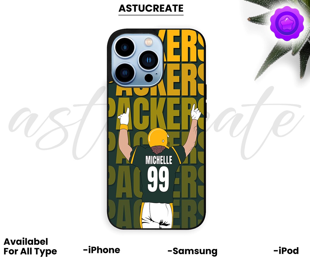 Personalized Football Packers Phone Case, Custom Number iPhone ...