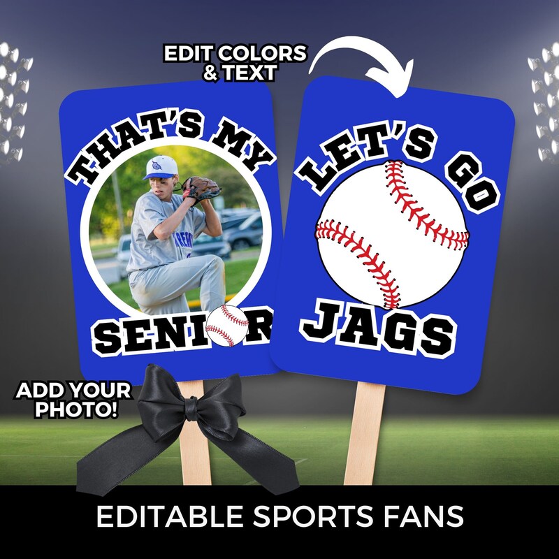 Baseball Senior Night Poster - Etsy