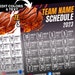 Editable Basketball Schedule Template DIY Canva Basketball Schedule ...