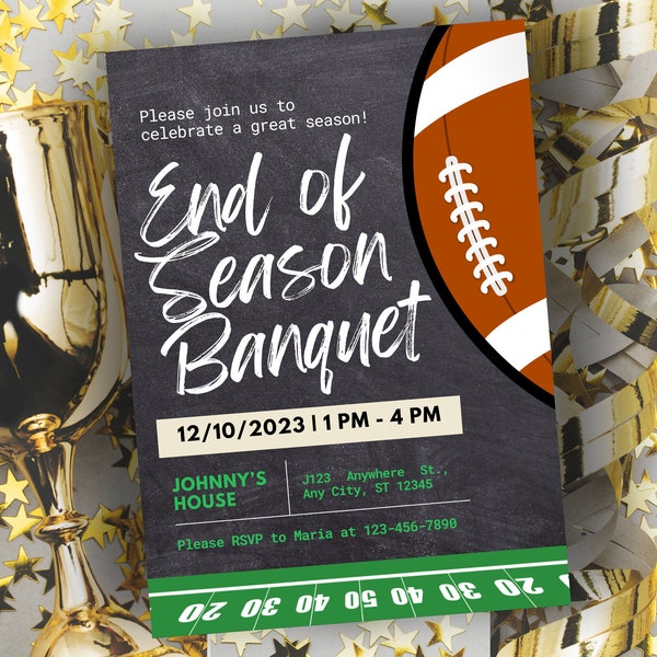 End of Season Banquet Sign - Etsy