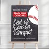 Editable Softball Schedule Template DIY Canva Softball Printable Poster ...