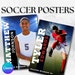 Soccer Athlete Profile Sheet Photo College Recruiting Editable Canva ...