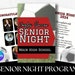 Soccer Senior Night Program Canva Template Senior Game Girls High ...