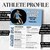 Soccer Athlete Profile Sheet Photo College Recruiting Editable Canva ...