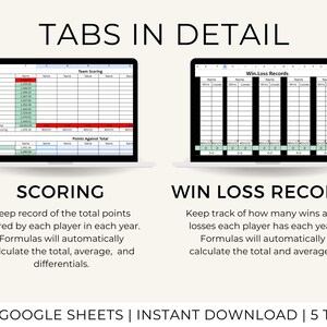 Fantasy League Spreadsheet Google Sheets Template Fantasy Football ...