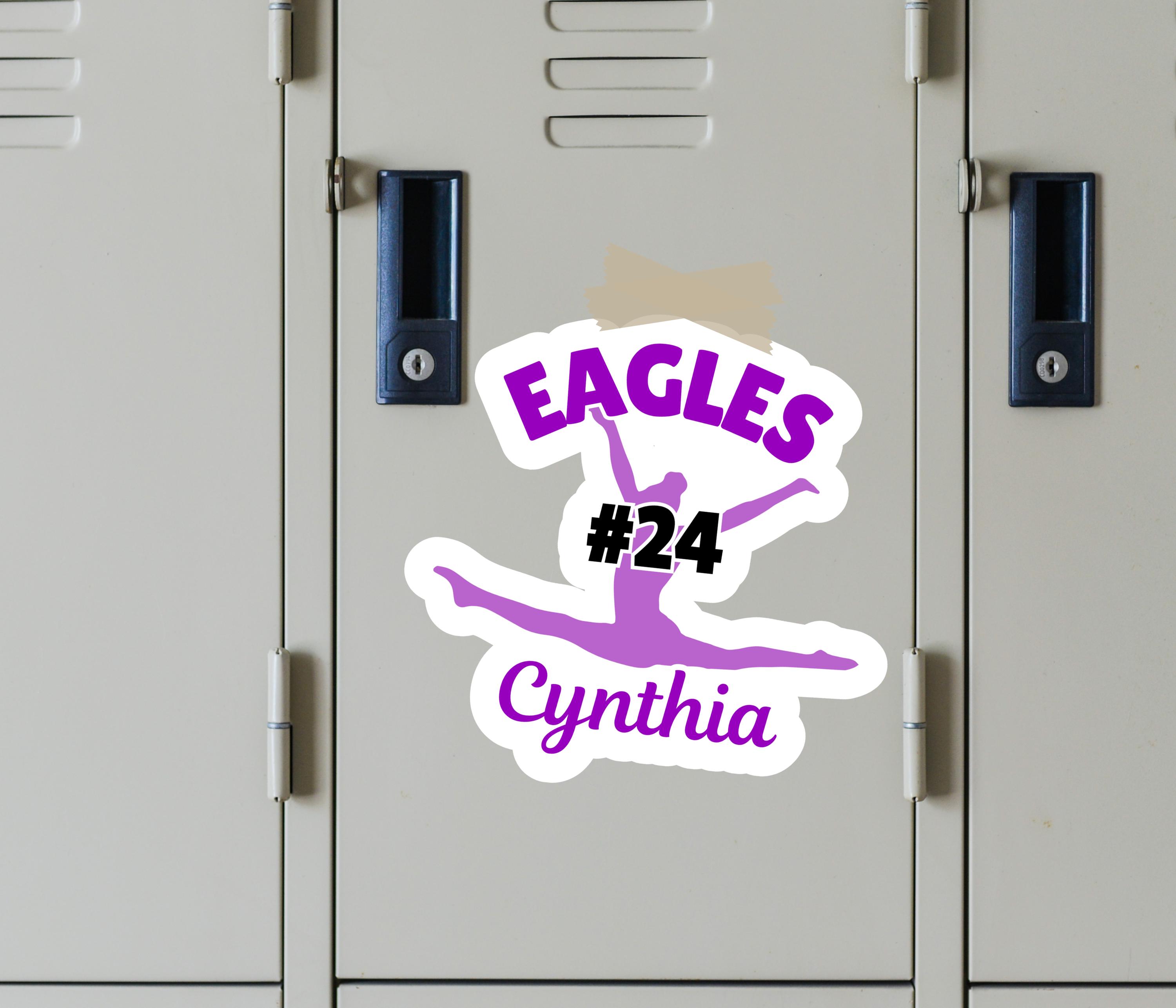 Gymnastics Door Sign Canva Template High School Gymnastics Tournament ...