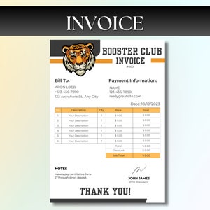 School Spirit Team Editable Order Forms Bundle, T-shirt Order Form ...