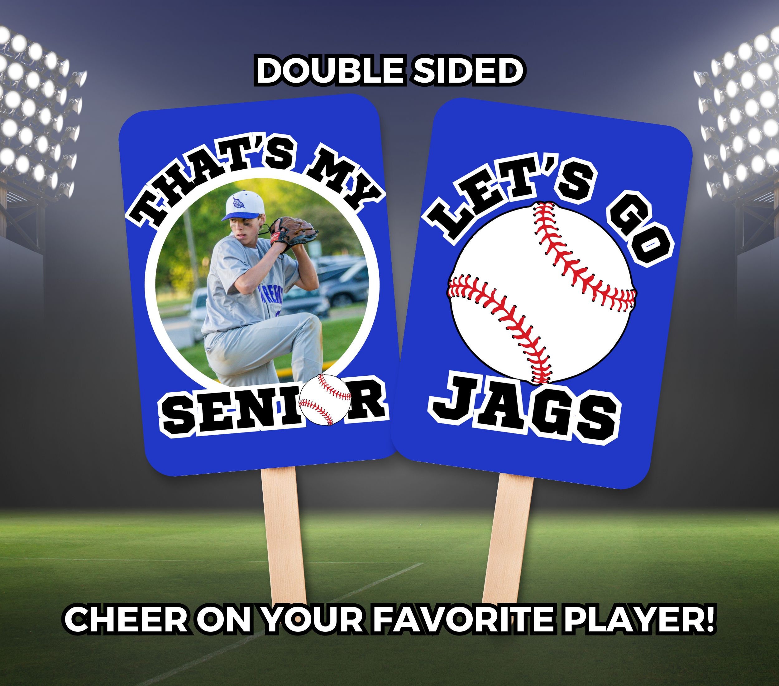 Baseball Senior Night Poster Canva Template Senior Night Game Baseball ...