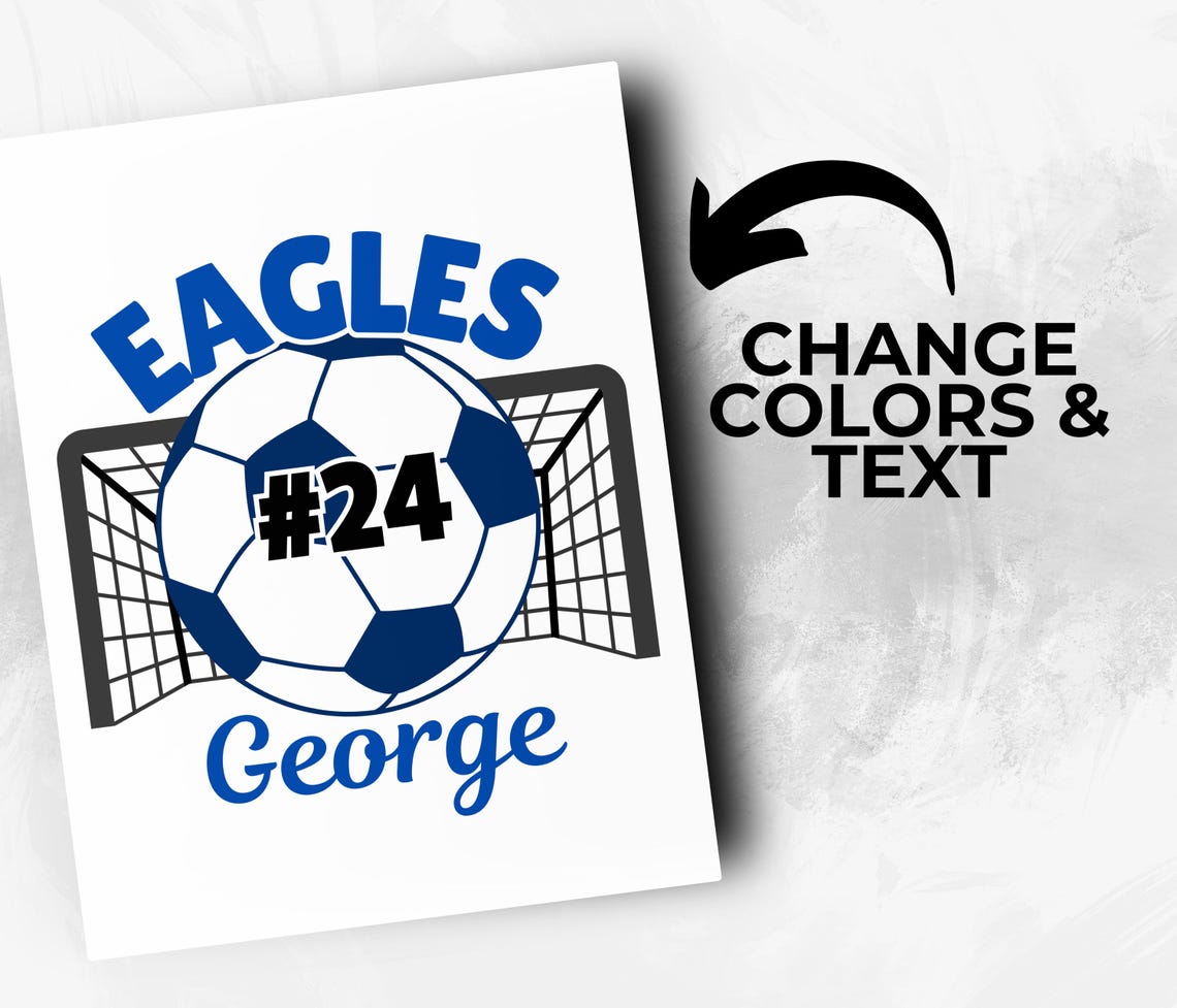 Soccer Door Sign Canva Template High School Soccer Tournament Hotel ...