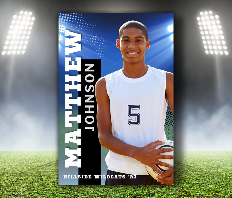 Soccer Poster Canva Template Senior Game Night Soccer Banquet - Etsy