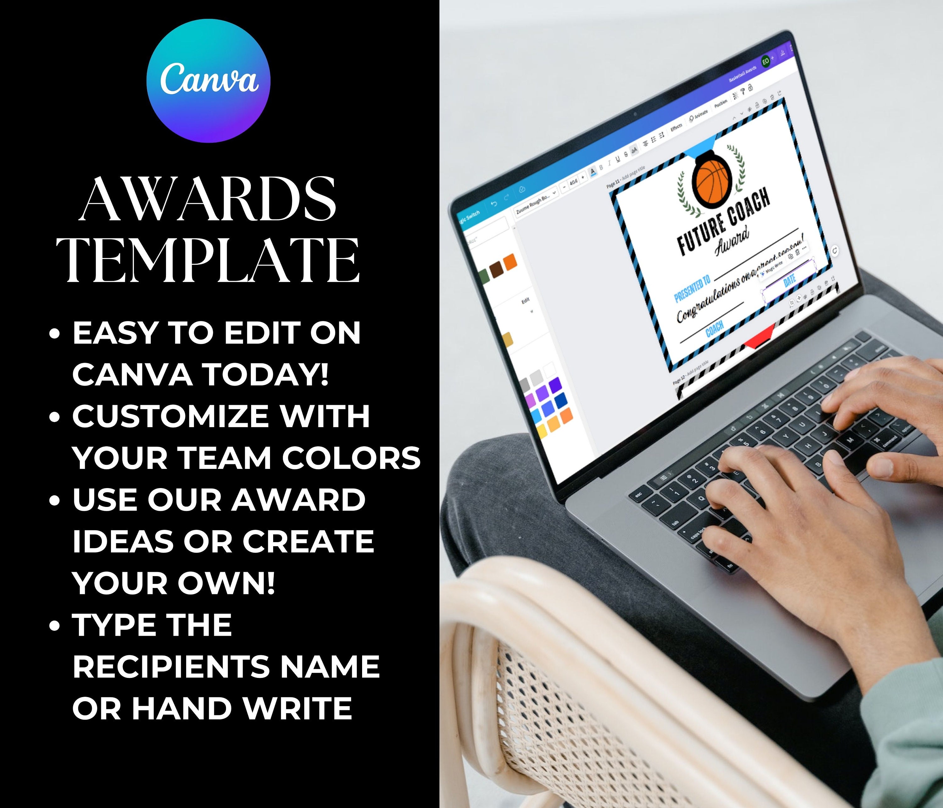 Editable Basketball Award Certificates End of Season Printable ...