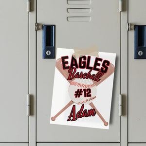 Baseball Door Sign Canva Template High School Baseball Tournament Hotel ...