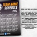 Editable Hockey Schedule Template DIY Canva Girls Hockey Schedule ...
