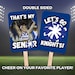 Cheerleading Senior Night Poster Canva Template Senior Game Cheer Team ...