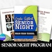 Softball Senior Night Program Canva Template Senior Game Girls Softball ...
