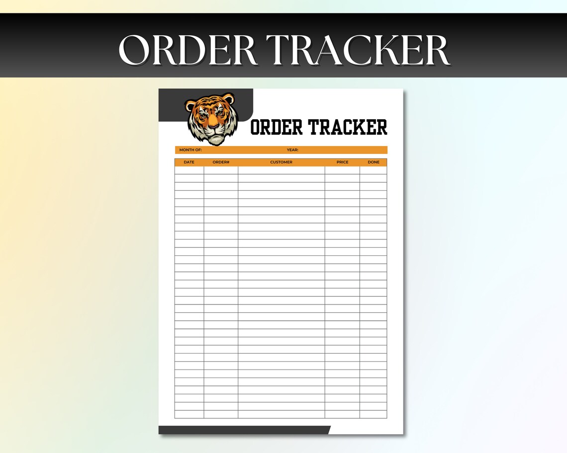 School Spirit Team Editable Order Forms Bundle, T-shirt Order Form ...