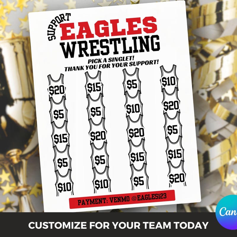 Wrestling Team Fundraiser - Etsy